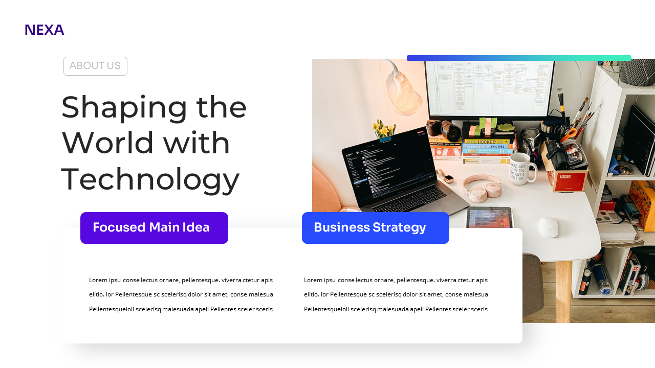 NEXA Technology Google Slides Template by ClickFirst_ | GraphicRiver
